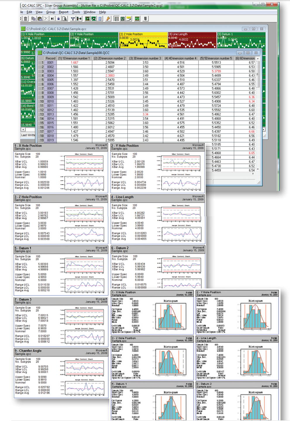Qc Calc Software For Data Collection And Data Reporting Greatgages